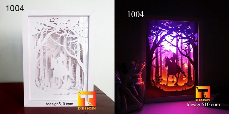 Tutorials Paper cutting light box template shadow box 3D svg
