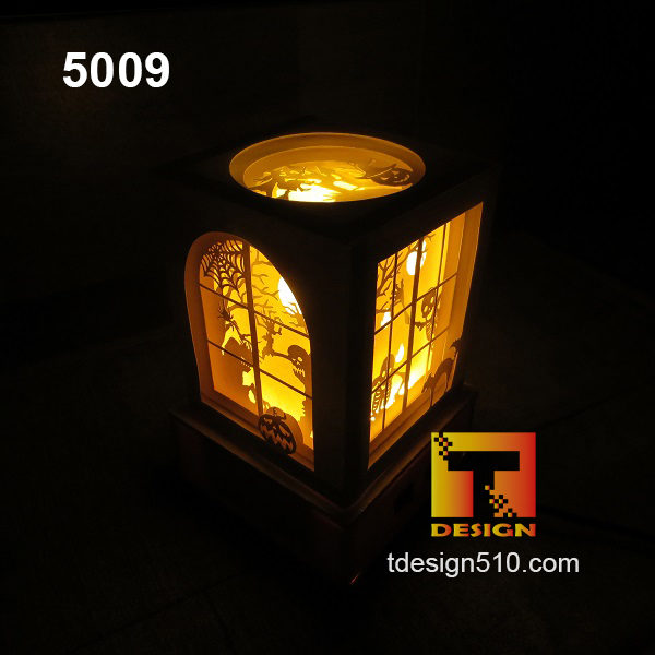 Snow White 5 sided Paper cut light shadow box template svg