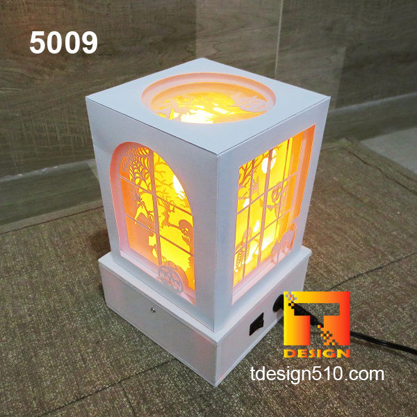 Snow White 5 sided Paper cut light shadow box template svg