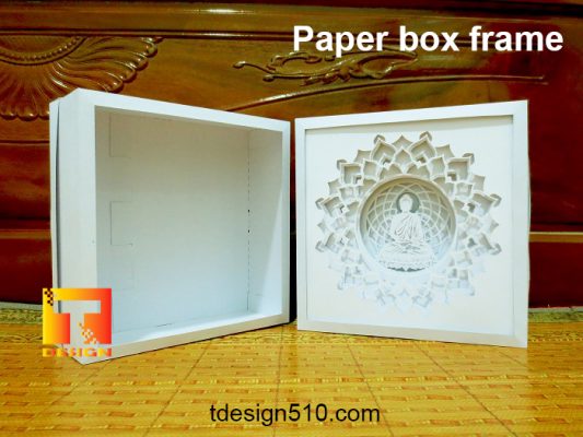 Tutorials Paper cutting light box template shadow box 3D svg