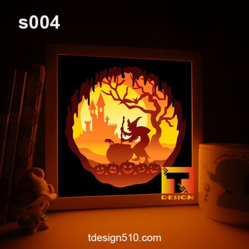 FREE Paper cut light box template shadow box 3D papercut svg