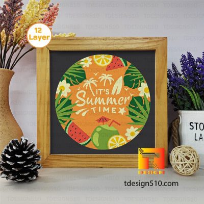 FREE Paper cut light box template shadow box 3D papercut svg